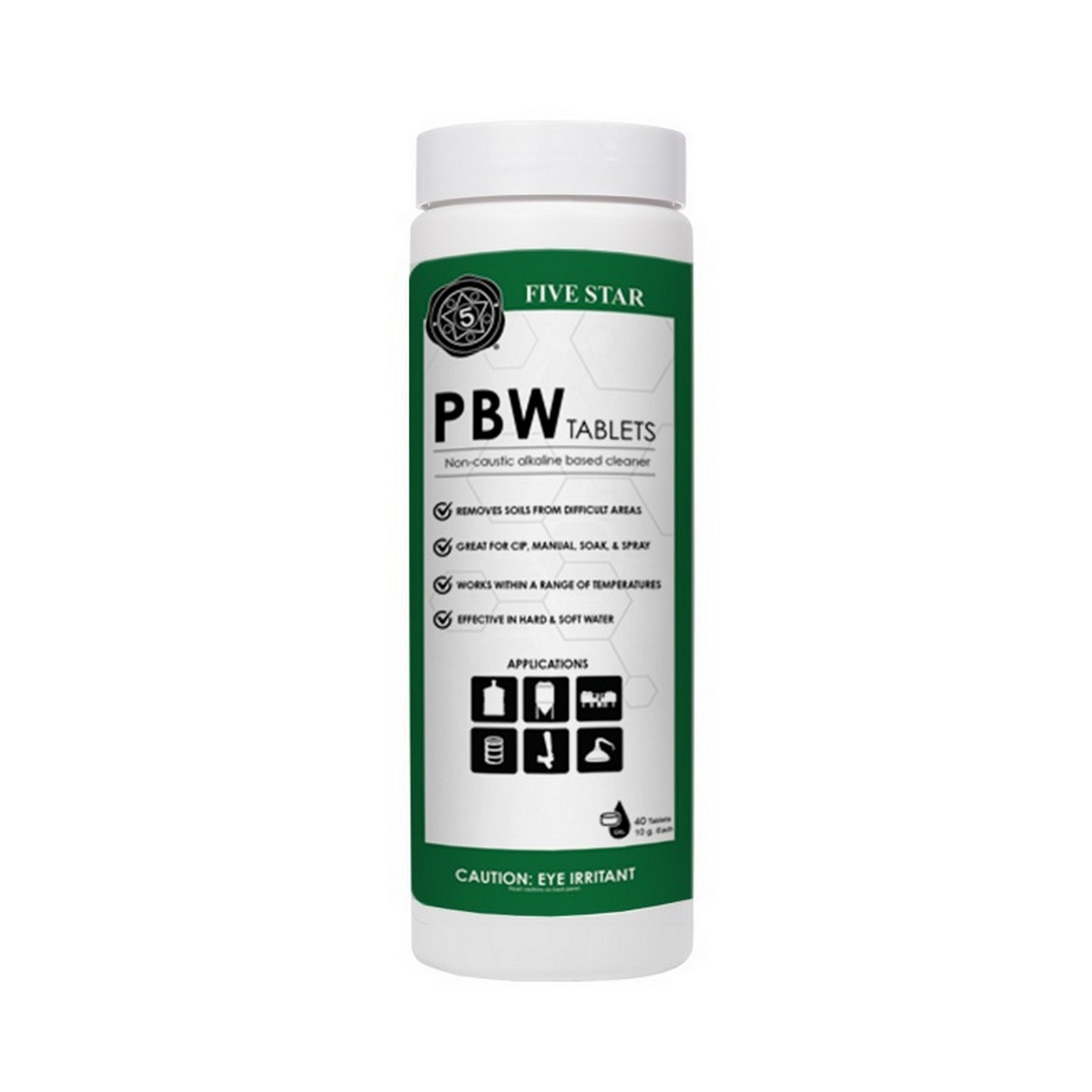 PBW TABLETS, 10 gm (40 TABS) | Foxx Equipment Company